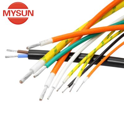 China 6 AWG To 30 AWG Silicone Rubber Insulated Wire Coated Flexible Insulated Wire for sale