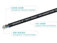China VDE H05SS-F 300/500V 180C Silicone Rubber Wires for Heater Lighting and Industrial Power for sale