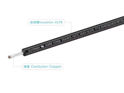 China UL10368 300V 105C 10-40AWG XLPE wires   FT-2 for home appliance,lighting,industrial power wires for sale