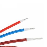 China UL3068 Certified 300V Rated Voltage 305m/roll Silicone Fiberglass Braided Wire for Coffee Machine Applications for sale