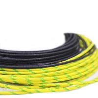 China UL3075 600V Rated Voltage 200C Rated Temperature 10AWG Diameter High Flexible Silicone Rubber Fiberglass Braided Wire for sale