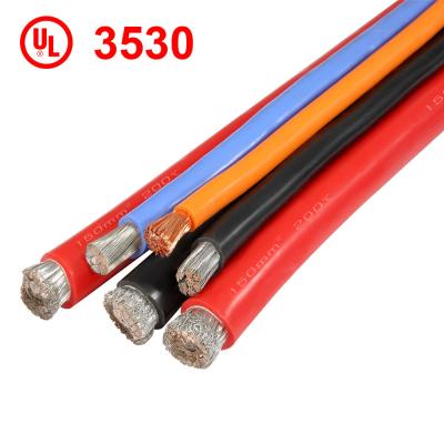 China UL3530 High Temperature Silicone Insulated Wire with Tinned Copper Conductor for 200C Applications for sale