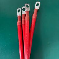 China 2AWG to 10AWG Battery Connection Cable with Silicone Insulation and M6 M8 M10 Terminals for Automotive Solar RV Car for sale