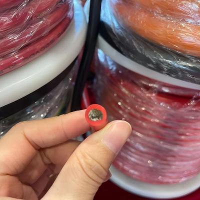 China 200C High Temperature 600V Rated Voltage Super Soft Silicone Battery Cable for Energy Storage Systems for sale