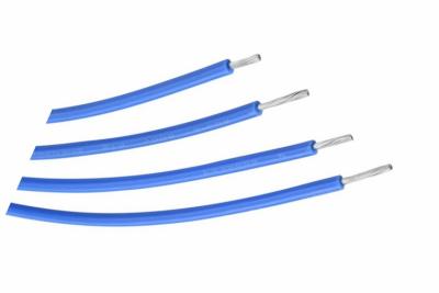 China 22AWG flexible wire UL3136 silicone rubber insulated wire solid conductor for sale