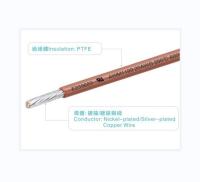 China UL1199 PTFE Wire 600V Silver-plated Copper 200°C High Temperature Resistance for Sensors and Military Industry for sale