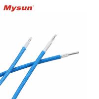 China Fiberglass Braided Silicone Insulated Wire UL3122 0.3-1.25sqmm Tinned Copper Conductor for sale