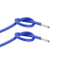 China VDE H05S-K 450/750V 180C  0.5mm2 AWG Single Core Silicone Rubber Insulated Cables black white for sale
