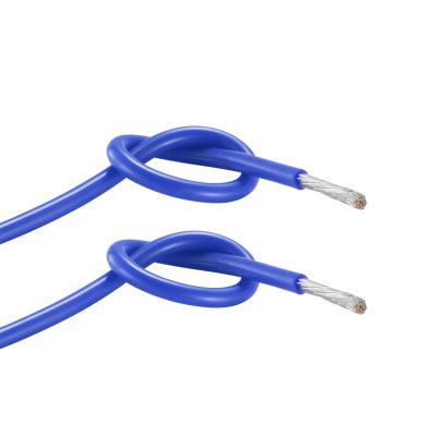 China VDE H05S-K 450/750V 180C  0.5mm2 AWG Single Core Silicone Rubber Insulated Cables black white for sale