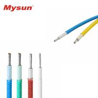 China 16-30 Awg High Temp Fiberglass Braided Wire UL3068 UL Certificated Anti Oil for sale
