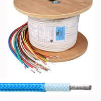 China 18 AWG Fibreglass Insulated Cable Stranded Conductor Copper Wire for sale