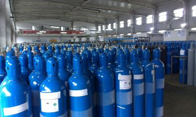 China Lightweight 34CrMo4 Seamless Steel Compressed Gas Cylinder 20mpa for sale