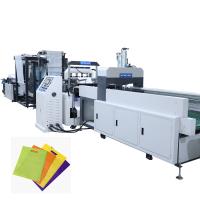 China Polypropylene Non Woven Fabric Carry Bag Making Machine LCD touch screen for sale