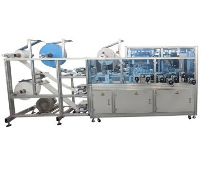 China 220v Non Woven Face Mask Making Machine , 7 servo Automatic Disposable Face Mask Machine for sale