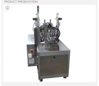 China Flat Face Mask Earloop Welding Machine , 3KW Elastic Earbud Welding Machine for sale