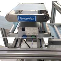 China 400pcs / Min 3 Ply Face Mask Making Machine , Elastic Ear Band Plane Mask Machine for sale