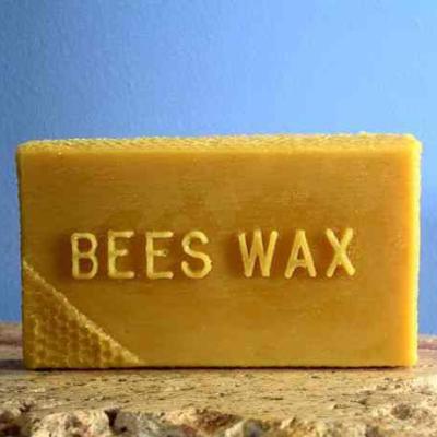 China Beeswax 1 LB Block For Polishing Of Car Furniture Shoes Floor for sale