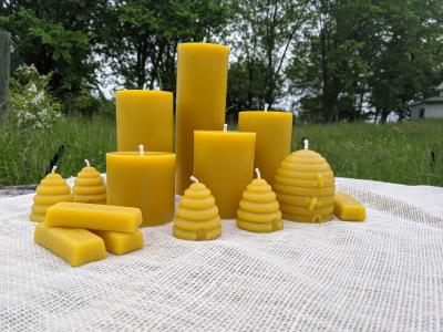 China 8g/100g 13g/100g Iodine Beeswax Candle Wax Medium Yellow Beeswax For Candle Making for sale