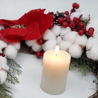 China Long Burning Pure Beeswax Candles OEM ODM White Beeswax Pillar Candles for sale