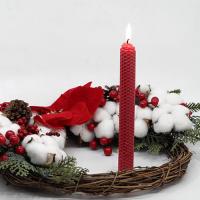 China USP Lower Toxicity Pure Beeswax Candles Diy Rolled Beeswax Candles for sale