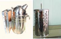 China 25cmx10.5cm Round Head Bee Hive Smoker Honey Beekeeping Equipment for sale