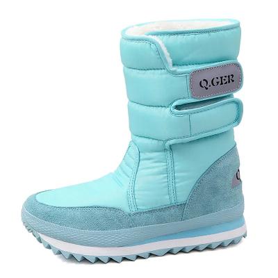 China Wholesale Women winter warm shoes Adult winter shoes Snow walking higher boot Antiskid shoe for sale