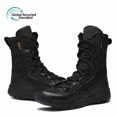 China High-Top Military Non Slip Boot Field Combat For Man Leather Steel Toe Boots Outdoor for sale