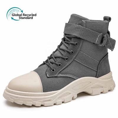 China New boot for man autumn retro casual high top men's boots Korean version of the trend of versatile workwear boots men's for sale