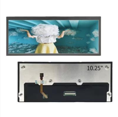 China 10.25 Inch IPS LCD Display 1920x720 Resolution HD Display Screen With LVDS Interface for sale