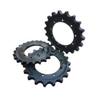 China Double Chain Excavator Track Sprocket Chassis Spare Parts Custom for sale