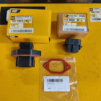 China CAT C9 injector harness connector 191-7823, injector harness gasket 307-8428, injector harness connector lock 172-6062 for sale