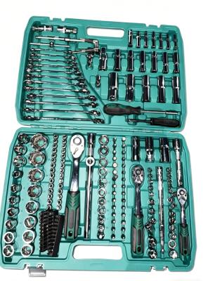 China 216PCS Industrial Grade Socket Wrench Set, Chrome Vanadium Steel, 72T Ratchet Handle, Multi-Drive (1/4