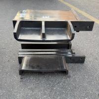 China Idler Yoke / Front Fork for Kato HD1430 Excavator Undercarriage Parts，Compatible with Kato HD1430 Excavator Idler Front Fork, Jaw Bracket, Undercarriage Components Including Four Wheels and One Track for sale
