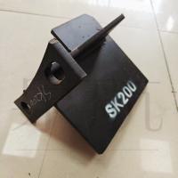 China Excavator Mud Scraper Plate Wear Resistant Alloy Steel For Kobelco SK200 Series Excavator Chassis Mud Guard for sale
