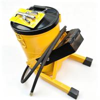 China 6L Foot Operated Grease Bucket, High Pressure Pedal Grease Pump for Excavator Machinery Lubrication for sale