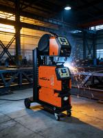 China MIG500LS 2 Display Gmaw Welding Machine with Separated wire feeder and Separated water cooler MIG welding machine for sale