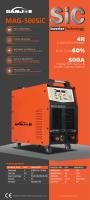 China Industrial 500A MIG Welding Machine with SiC Inverter Technology and Flux+Gas Welding Capability for sale