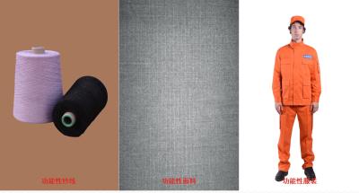 China EMF Shielding Conductive Yarn 29.5S/2 - 40% Stainless Steel Fiber with 20-70dB Shielding Effectiveness for sale