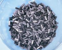 China SS 6.5μm Conductive ABS Pellets with PFA Coating - 12μm Fiber Diameter, 2mm Agglomerate Size for Antistatic Applications for sale
