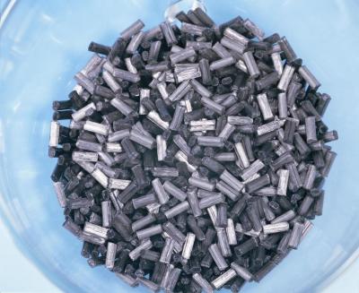 China SS 6.5μm Conductive ABS Pellets with PFA Coating - 12μm Fiber Diameter, 2mm Agglomerate Size for Antistatic Applications for sale