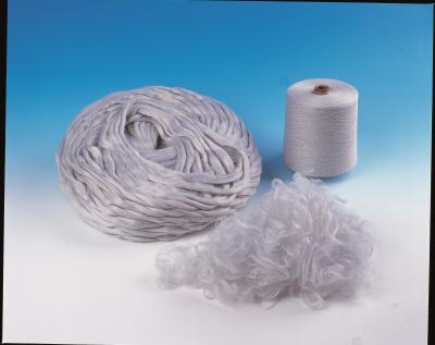 China 32S T52 JC28 S20 Conductive Blended Spun Yarn 52% Polyester 28% Cotton 20% Stainless Steel for sale