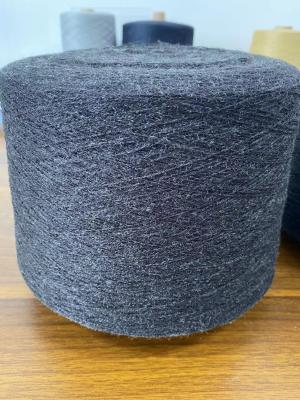China Black 19s/2 14% Stainless Steel Fiber 86% Acrylic Fiber Blended Touch Screen Conductive Yarn for sale