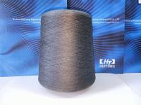China Black 21s Conductive Yarn 28% Stainless Steel Fiber for Anti Static Socks for sale