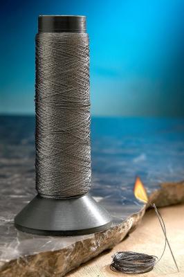 China 304L Stainless Steel Twist Thread Sewing Threads 13.3μm 100f-3 High Temperature Metal Fiber for sale