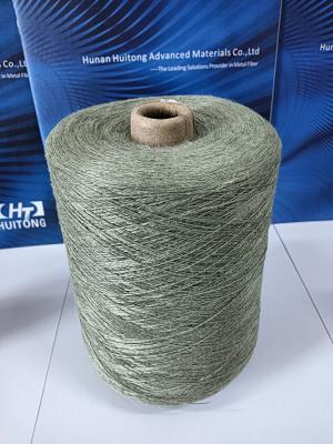 China Anti Static Conductive Fire Resistant 10s/2 60% Stainless Steel Fiber 40% Aramid Blended Yarn for sale