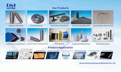 China 316L 304 302 Stainless Steel Metal Fiber 1-100μm Diameter for Conductive Fabrics and Anti-Static Applications for sale