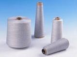 China Conductive Blended Spun Yarn with 0.5%-100% Stainless Steel Fiber for Antistatic and EMI Shielding for sale
