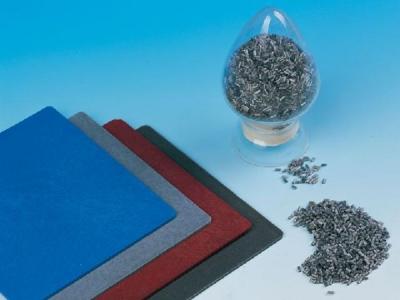 China Conductive Plastic Masterbatch with 6.5-11μm Steel Fiber for ESD/EMI Protection in PE, PP, PC, ABS Resins for sale