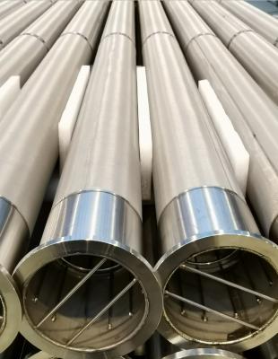 China 5mg/Nm³ Stainless Steel Mesh Filter Cartridge D200mm High Temperature Metal Filter Tube for Industrial Dust Collection for sale