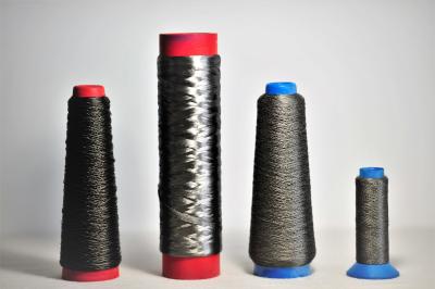 China 100f Filament Sintered Metal Fiber Twist Thread - 340N Breaking Load, 1.10% Elongation with SGS Certification for sale